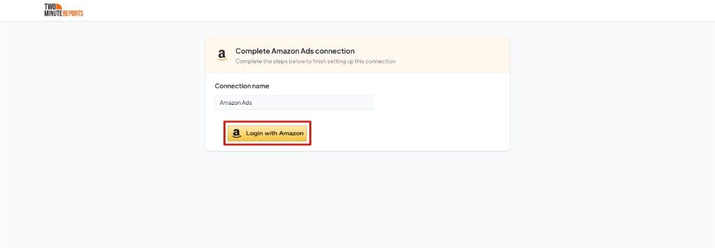 Share a Connection Setup Link — Two Minute Reports - Two Minute Reports