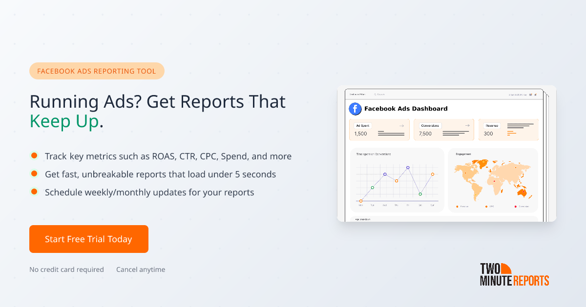 Facebook Ads Reporting Tool – Two Minute Reports