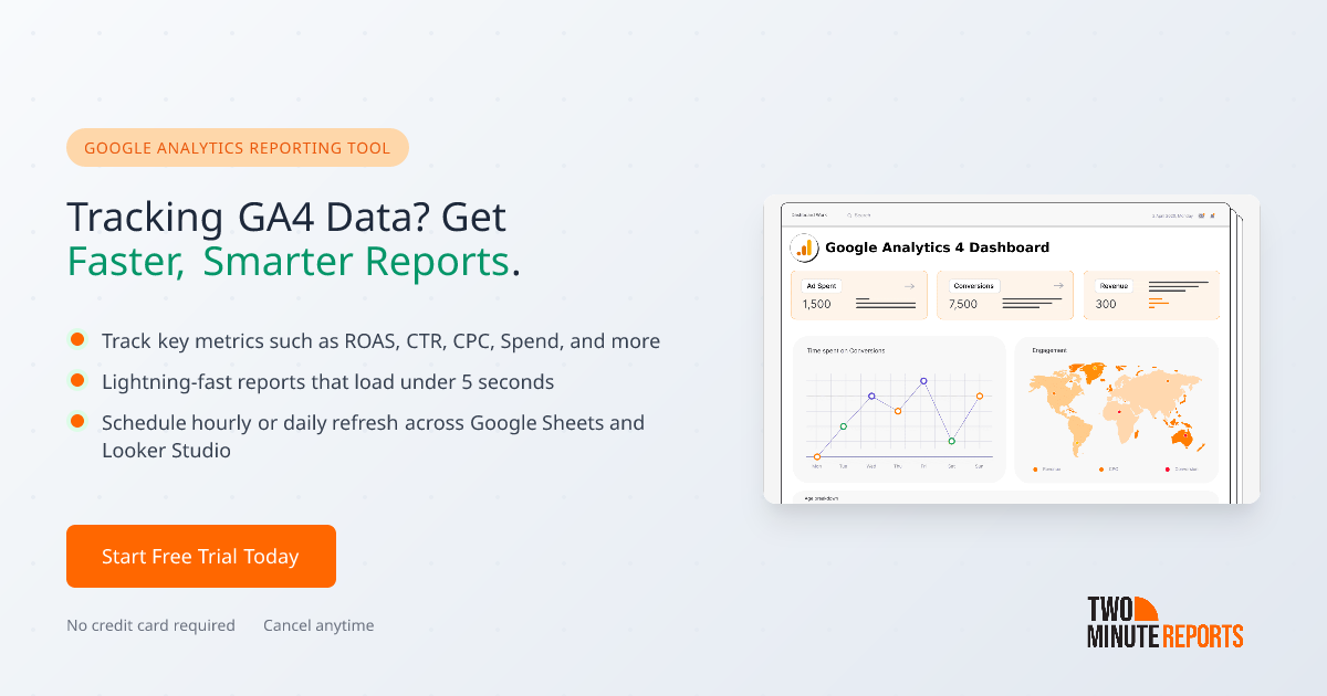 GA4 Reporting Tool | Automate Google Analytics Dashboards Fast